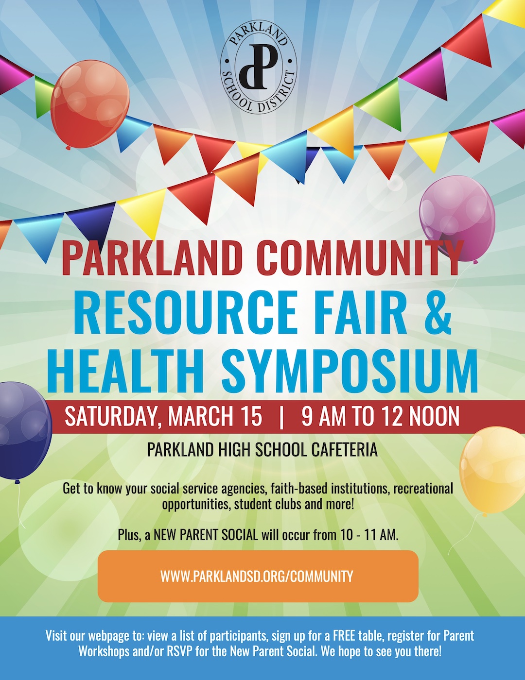 Join Us at the Parkland Community Resource Fair! - iHave iNeed Inc